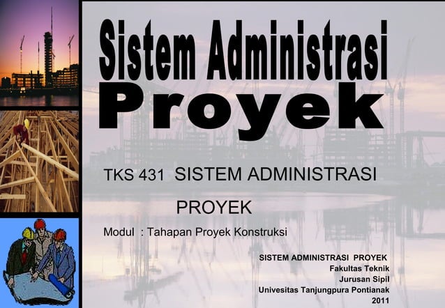 Sistem Administrasi Proyek 1 | PPT