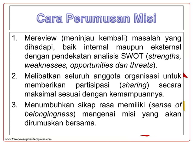Kuliah 2- Merumusakan VISI, MISI, TUJUAN.pptx