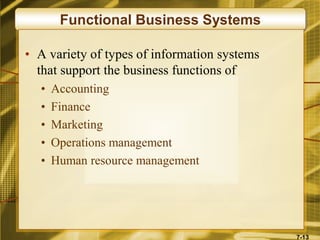 introducting enterprise information system | PPT
