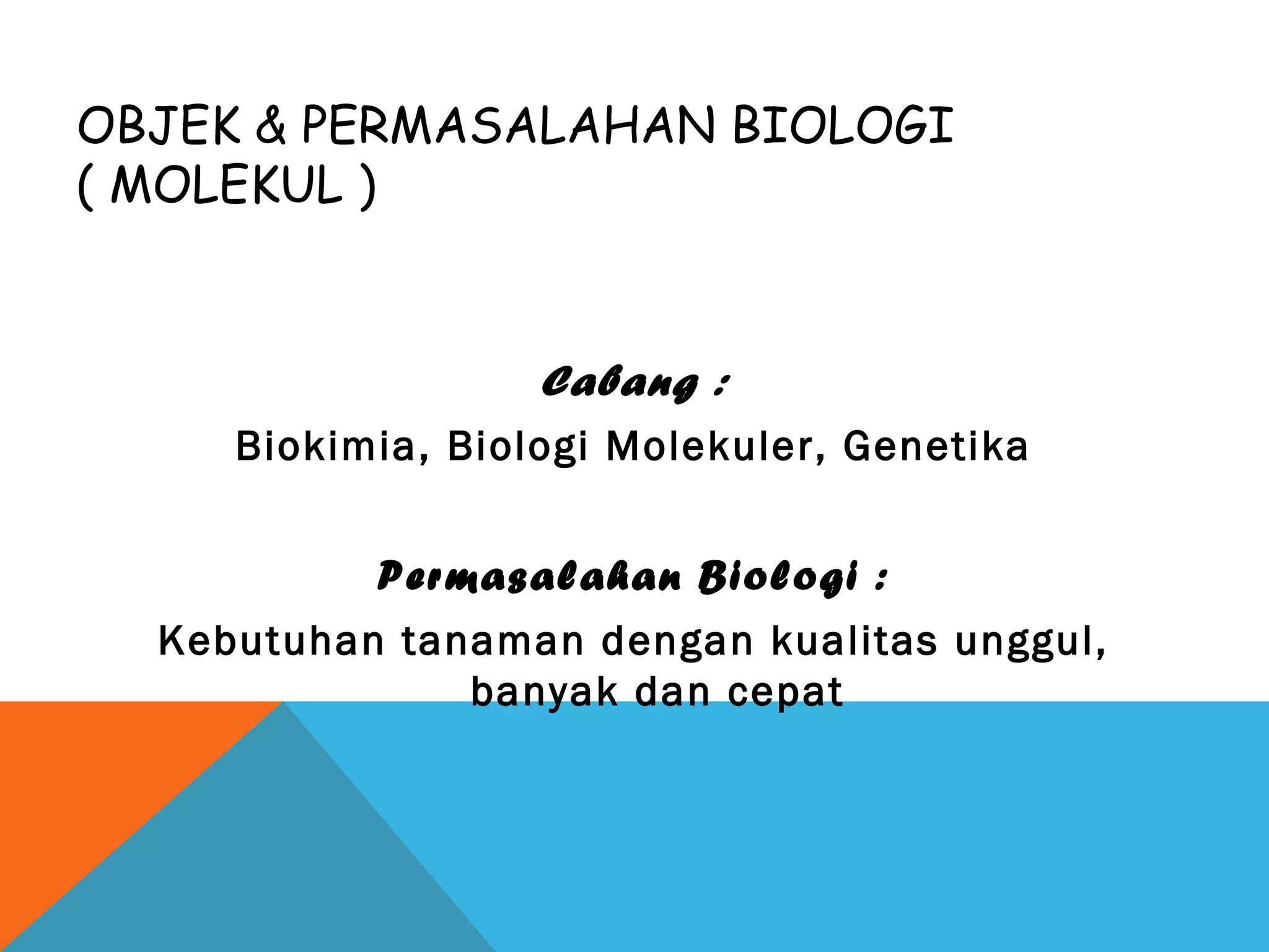 Kuliah 2 metode ilmiah dalam biologi | PPT
