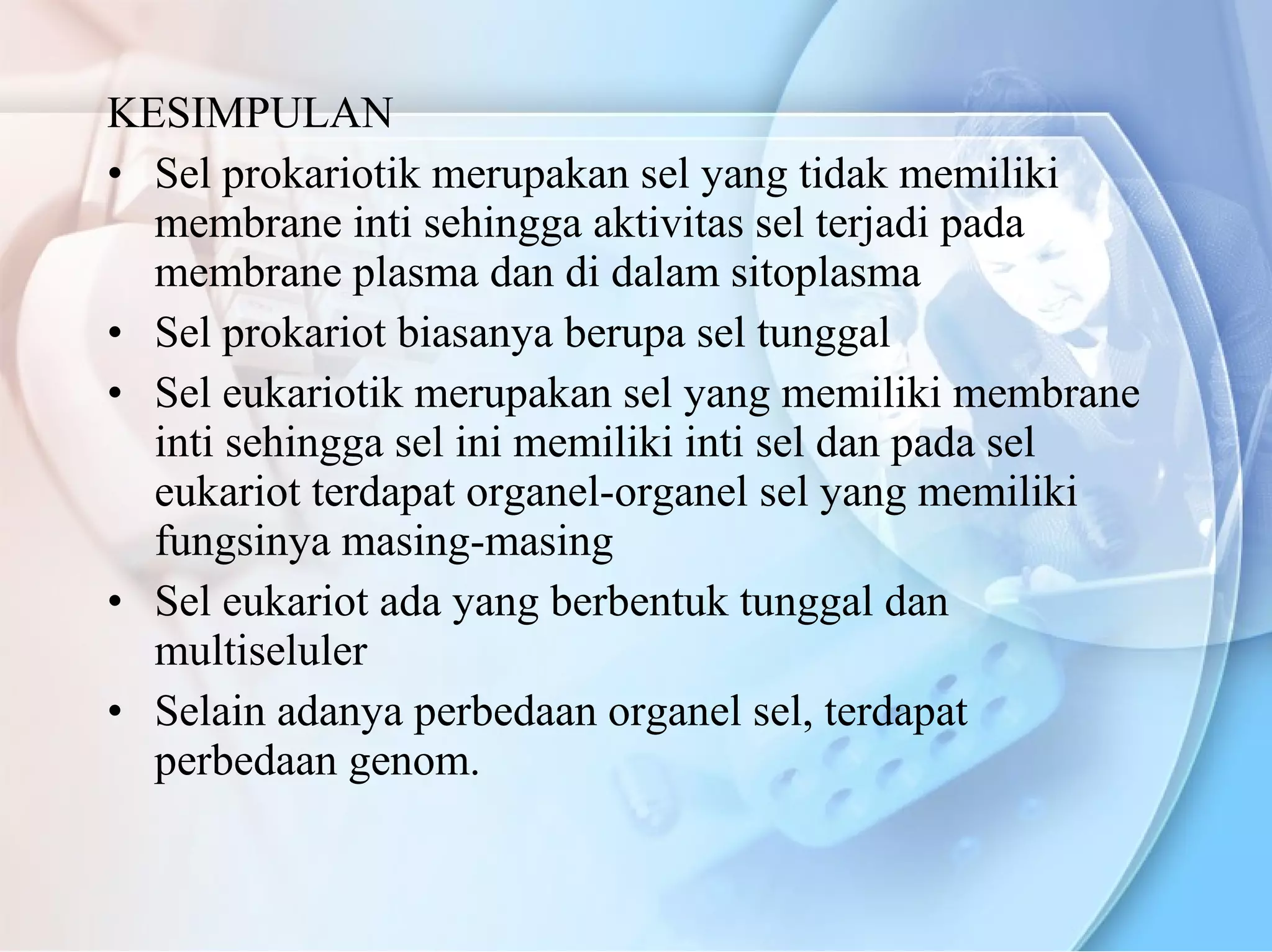 Kuliah 2 organisasi sel (struktur prokariot dan eukariot) | PPT