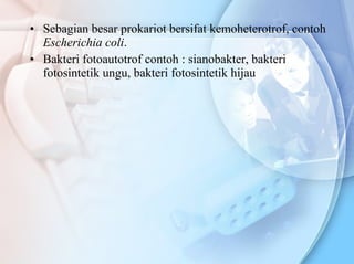 Kuliah 2 organisasi sel (struktur prokariot dan eukariot) | PPT