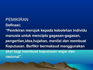 Kuliah 2 pemikiran dan penaakulan moral | PPT