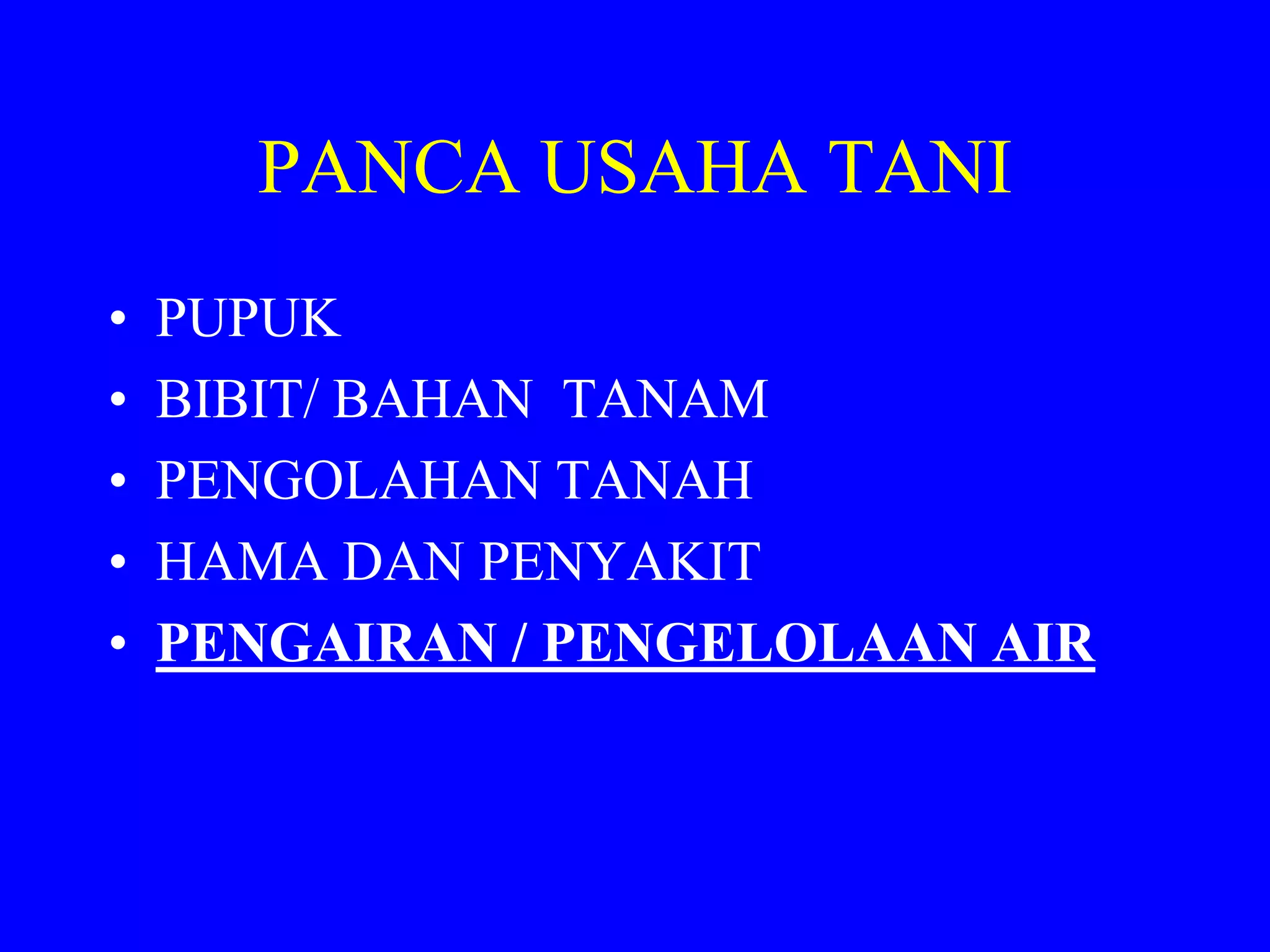 pengairan dan irigasi | PPT