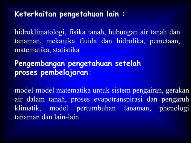 pengairan dan irigasi | PPT