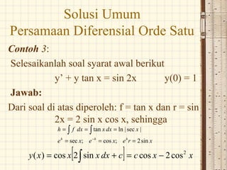 Kuliah 3 matematika teknik i | PPT