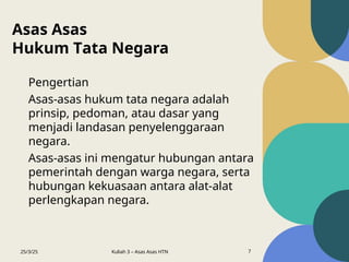 Kuliah 3 Asas Asas Hukum Tata Negara.pptx