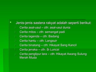 Kuliah 3 tambahan Sastera Melayu Tradisional (4).ppt