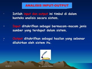 Kuliah 3 (teori sistem) | PPT