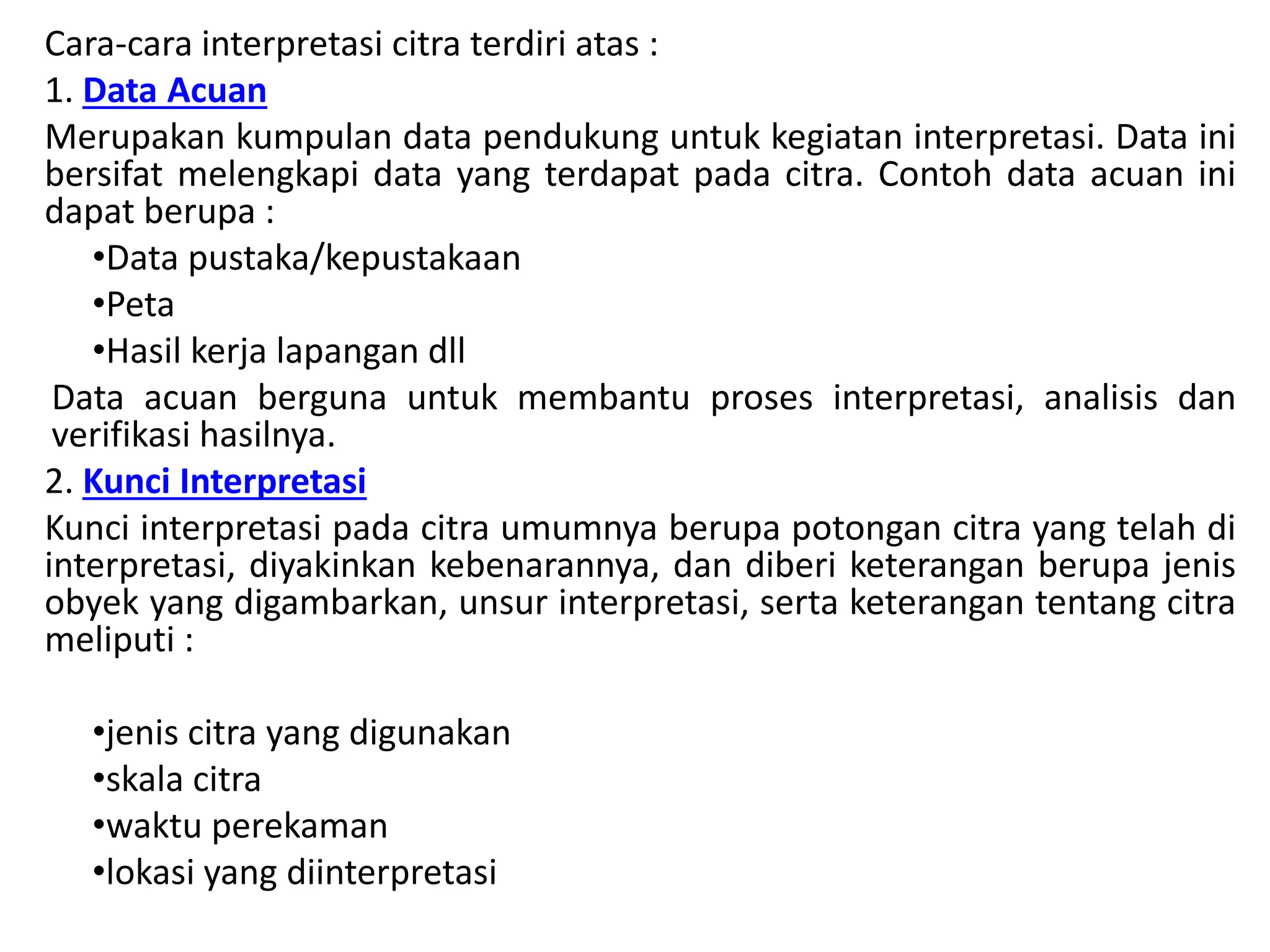 Materi Kuliah Penginderaan Jauh Dasar (Interpretasi Citra) | PPTX