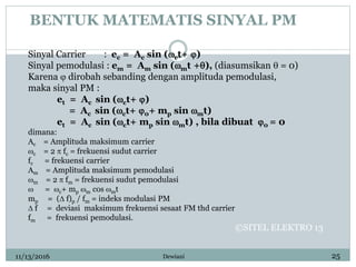 Kuliah 4 modulasi | PPTX