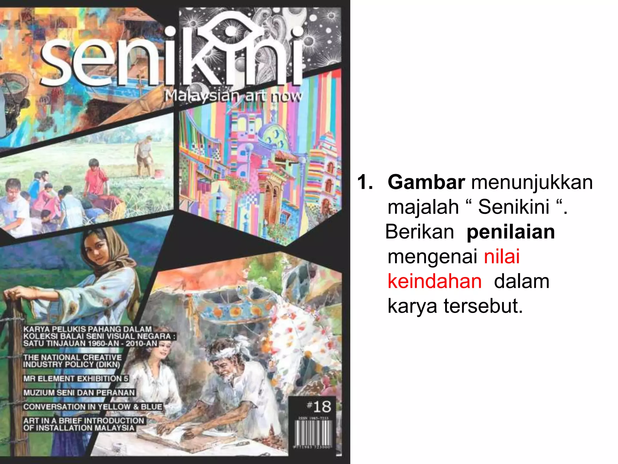 Kuliah 4 2016 aspek formal seni visual (STPM) | PPTX