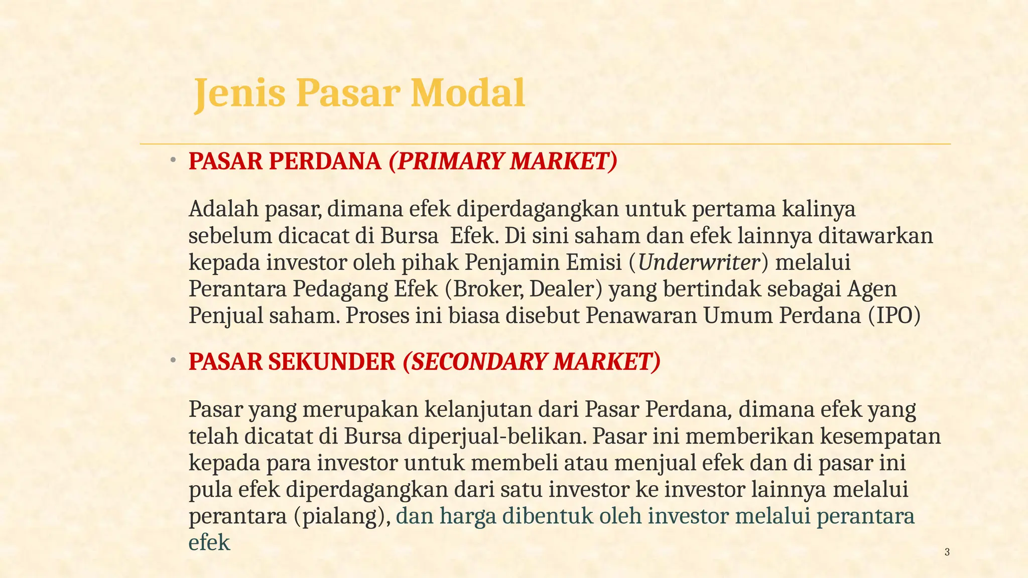 Kuliah 4 Pasar Modal dan Mekanisme Perdagangan.ppt
