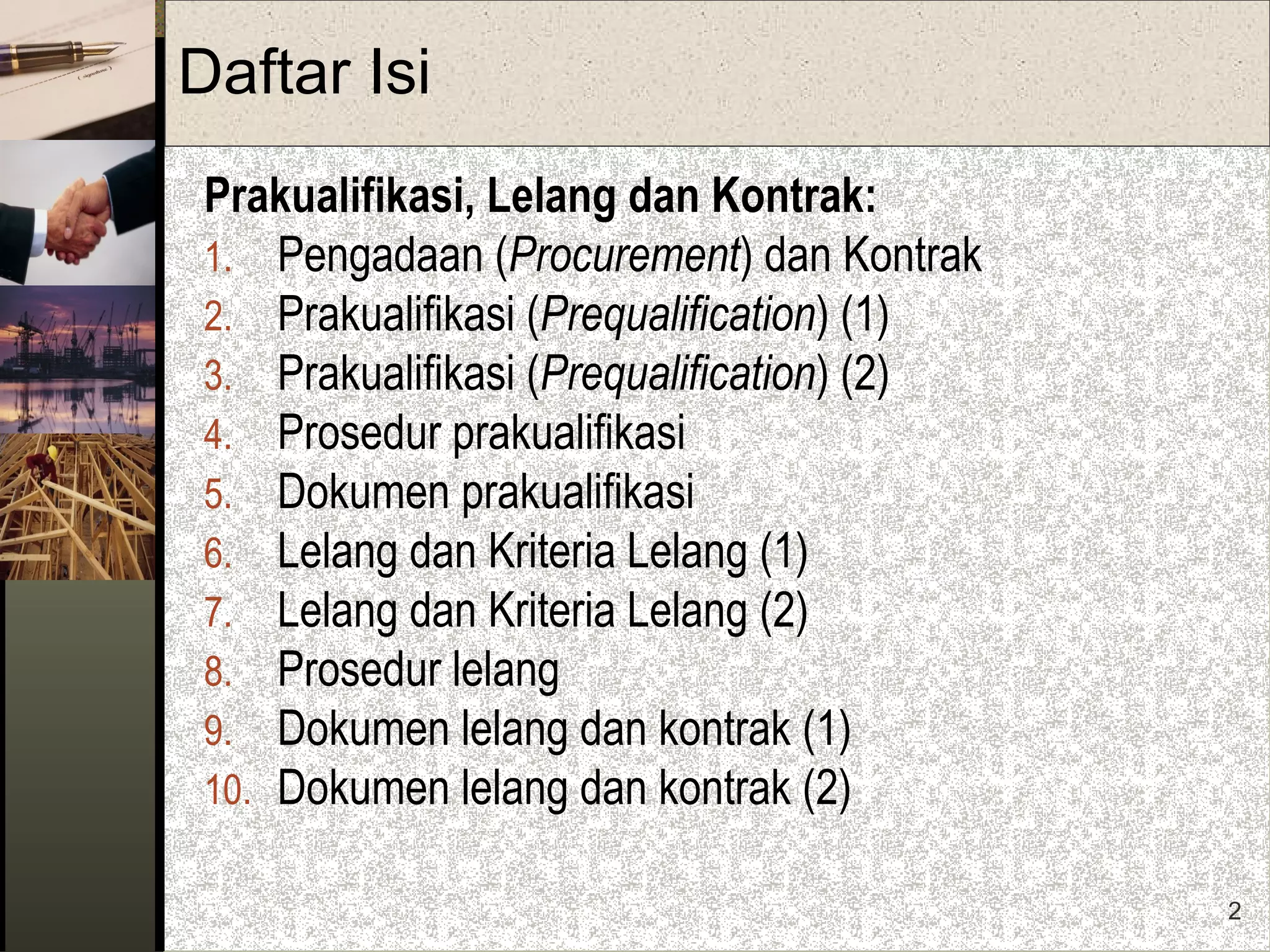 Sistem Administrasi Proyek 2 | PPT
