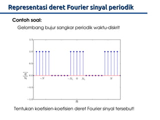 Kuliah 4 sistem linier: Representasi deret Fourier sinyal periodik | PDF