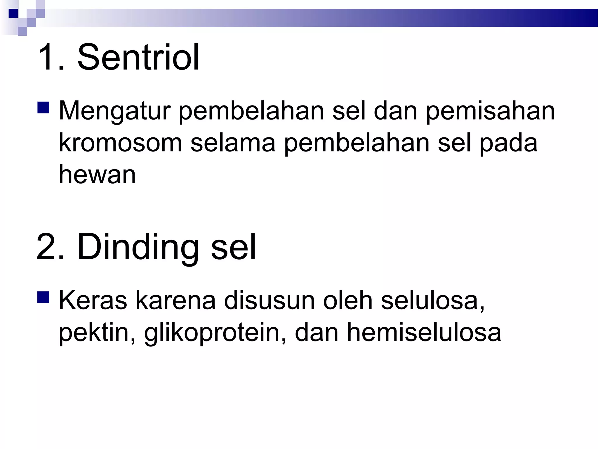 Kuliah 4 struktur dan fungsi sel (organel) | PPT