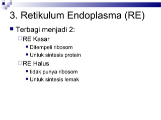 Kuliah 4 struktur dan fungsi sel (organel) | PPT