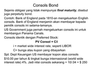 Valuasi Bond n Stock (penilaian Surat Berharga) | PPTX