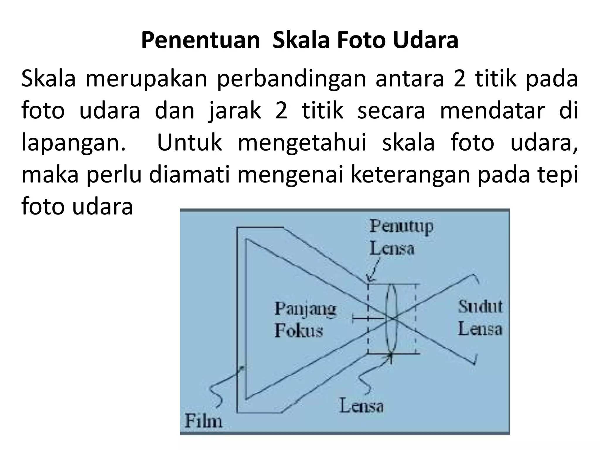 Materi Kuliah Penginderaan Jauh Dasar (FOTOGRAMETRI) | PPTX