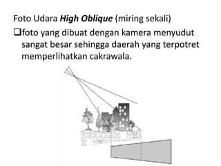 Materi Kuliah Penginderaan Jauh Dasar (FOTOGRAMETRI) | PPTX