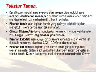 Kuliah 5 faktor tanah yang mempengaruhi pertumbuhan dan hasil tumbuhan ...