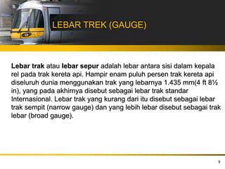 Kuliah 5 Konstruksi Jalan Rel Kereta Api | PPT