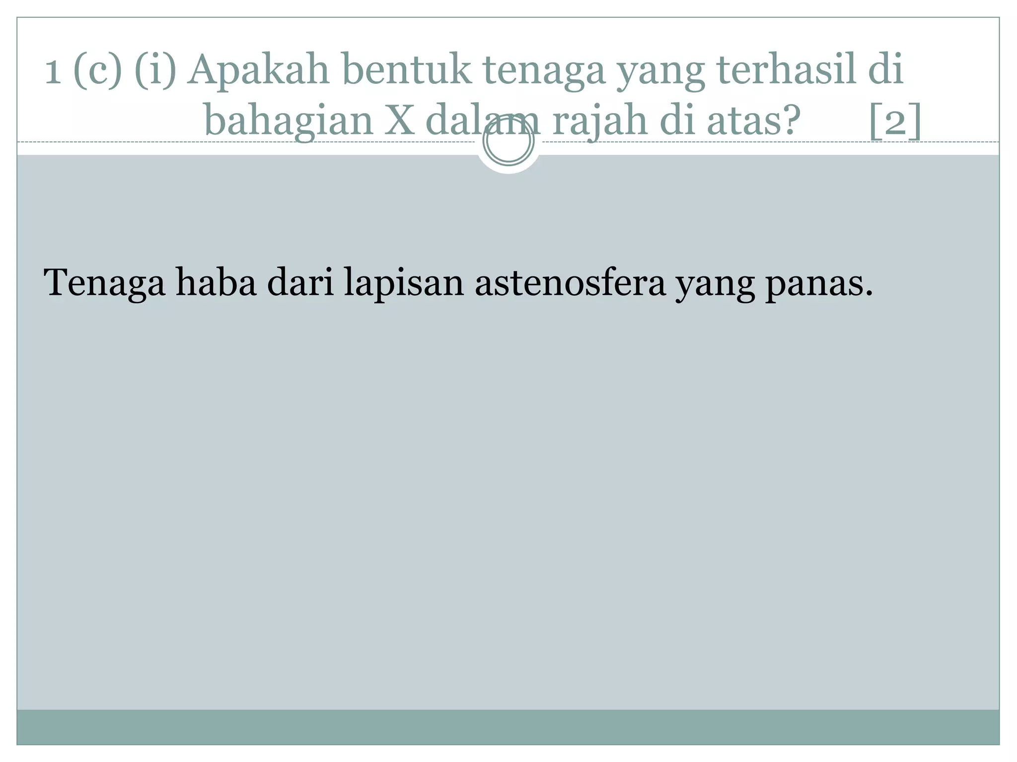 Kuliah 6 - PROSES ENDOGENIK; PERGERAKAN DI DALAM KERAK BUMI | PPTX