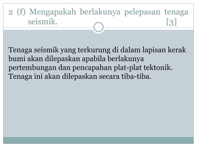 Kuliah 6 - PROSES ENDOGENIK; PERGERAKAN DI DALAM KERAK BUMI | PPTX