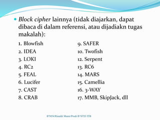 Kuliah 6 - (1) Data Encryption Standard (DES).pptx