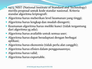 Kuliah 6 - (1) Data Encryption Standard (DES).pptx