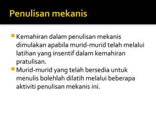 Kuliah 6 tulisan mekanis | PPT