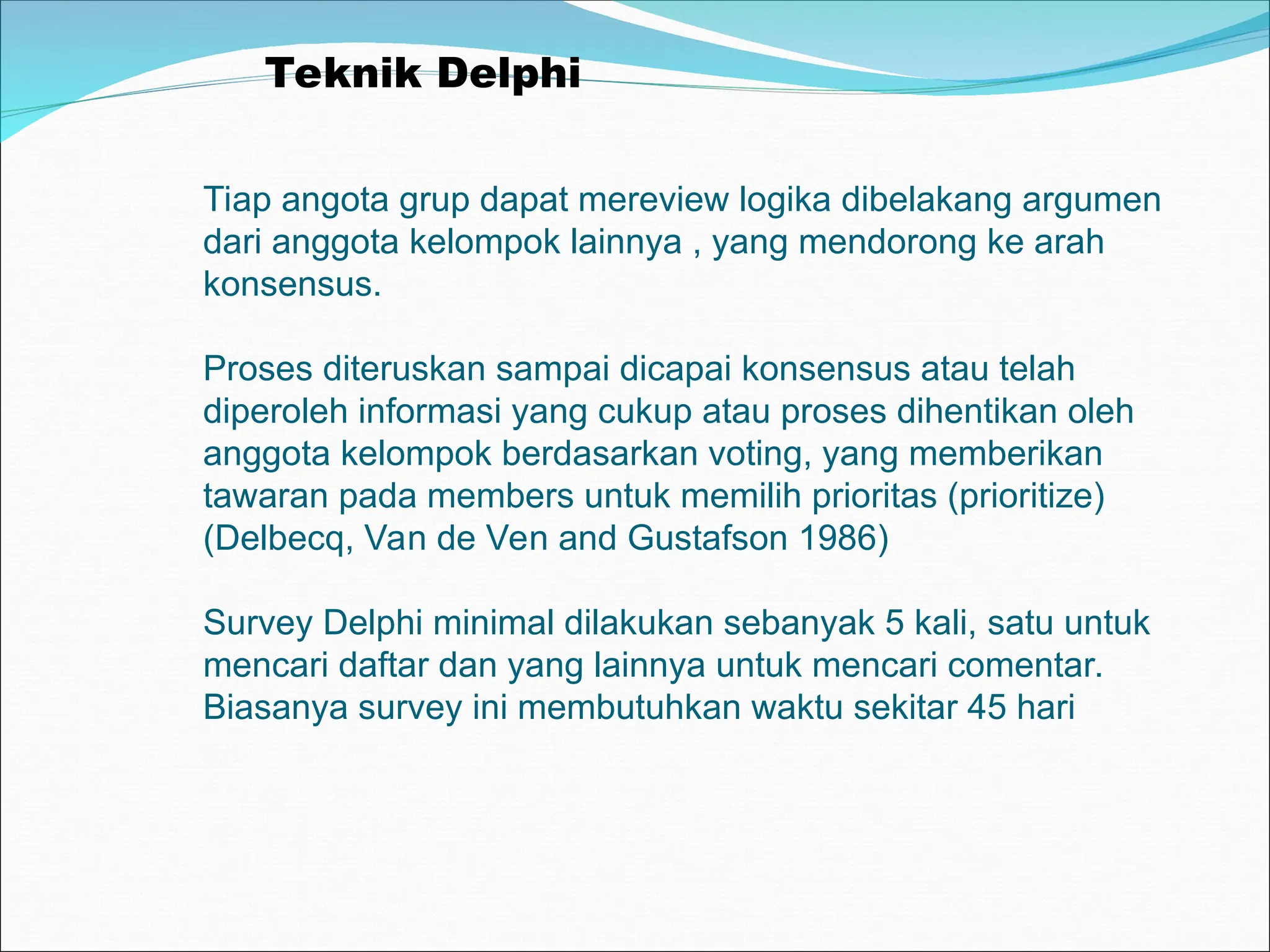 kuliah 6 Pengambilan Keputusan Kelompok.ppt