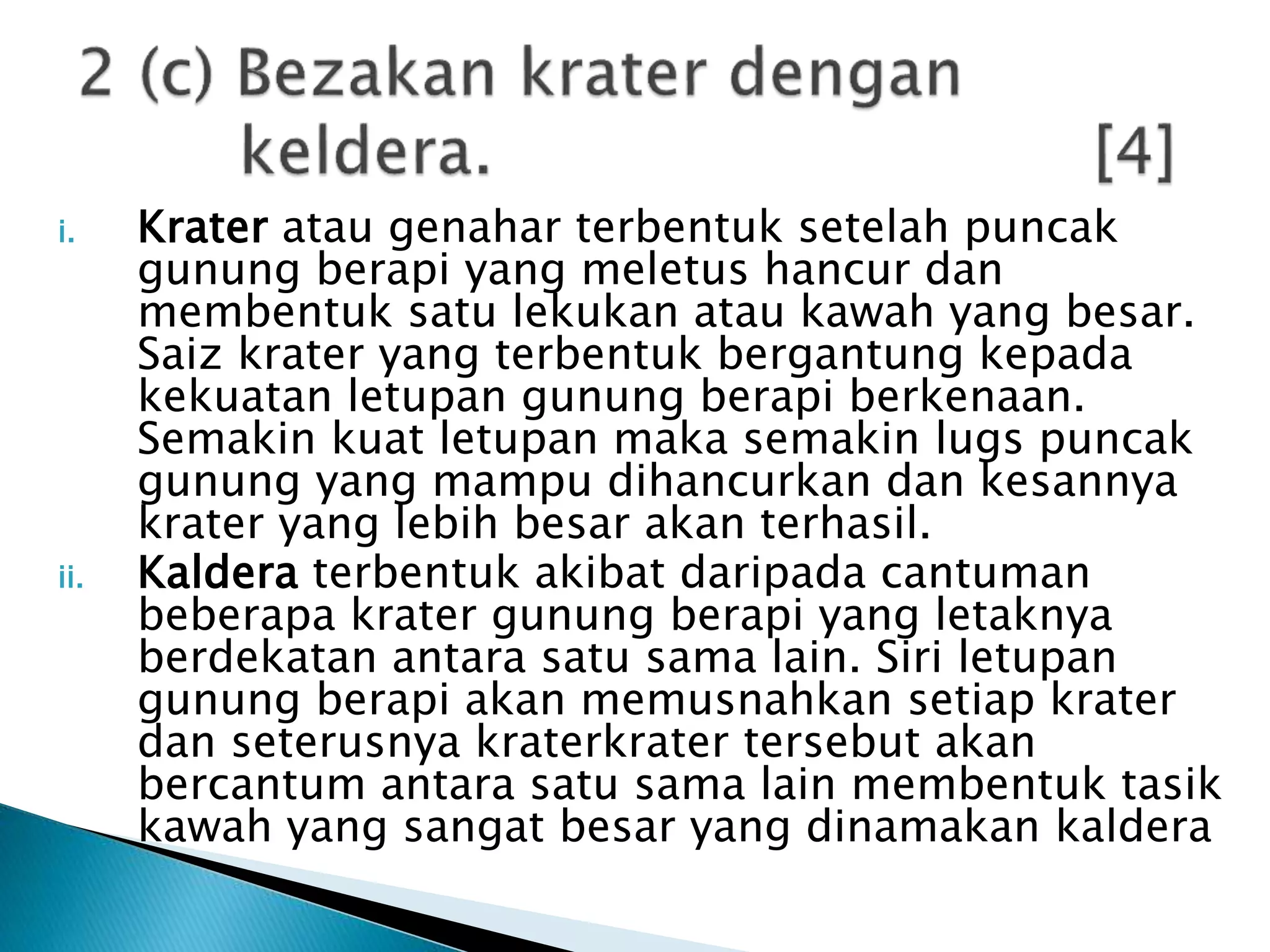 Kuliah 7 -PROSES ENDOGENIK: LIPATAN, GELINCIRAN DAN GUNUNG BERAPI | PPTX