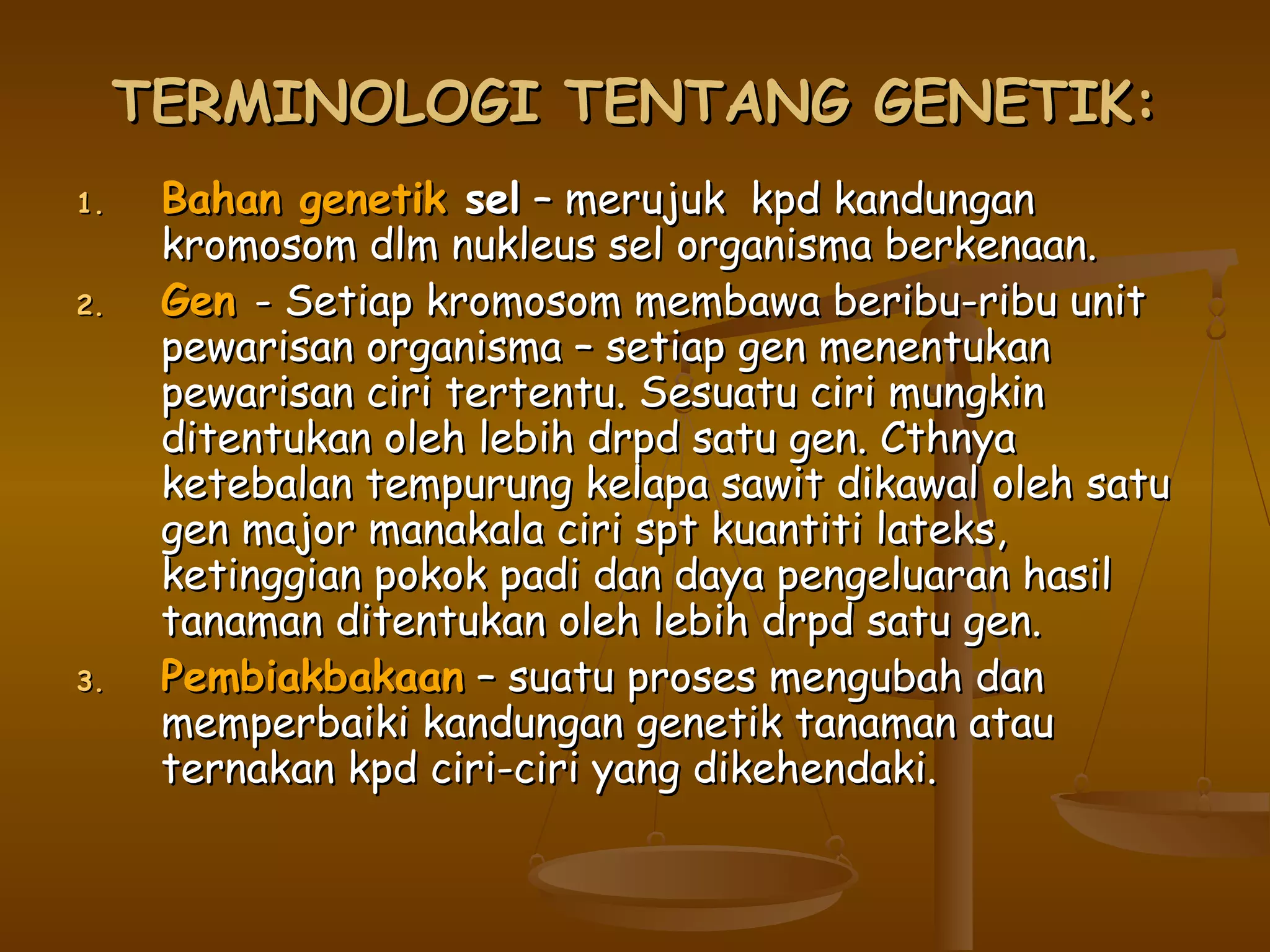 faktor genetik yang mempengaruhi pertumbuhan dan hasil tanaman | PPT