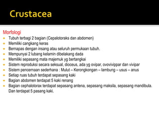 Kuliah 7 Crustacea udang kepiting dan .pptx