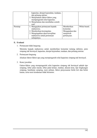 Kuliah 7 rll simpang prioritas | PDF