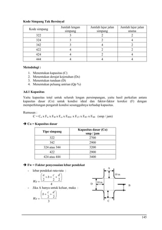 Kuliah 7 rll simpang prioritas | PDF