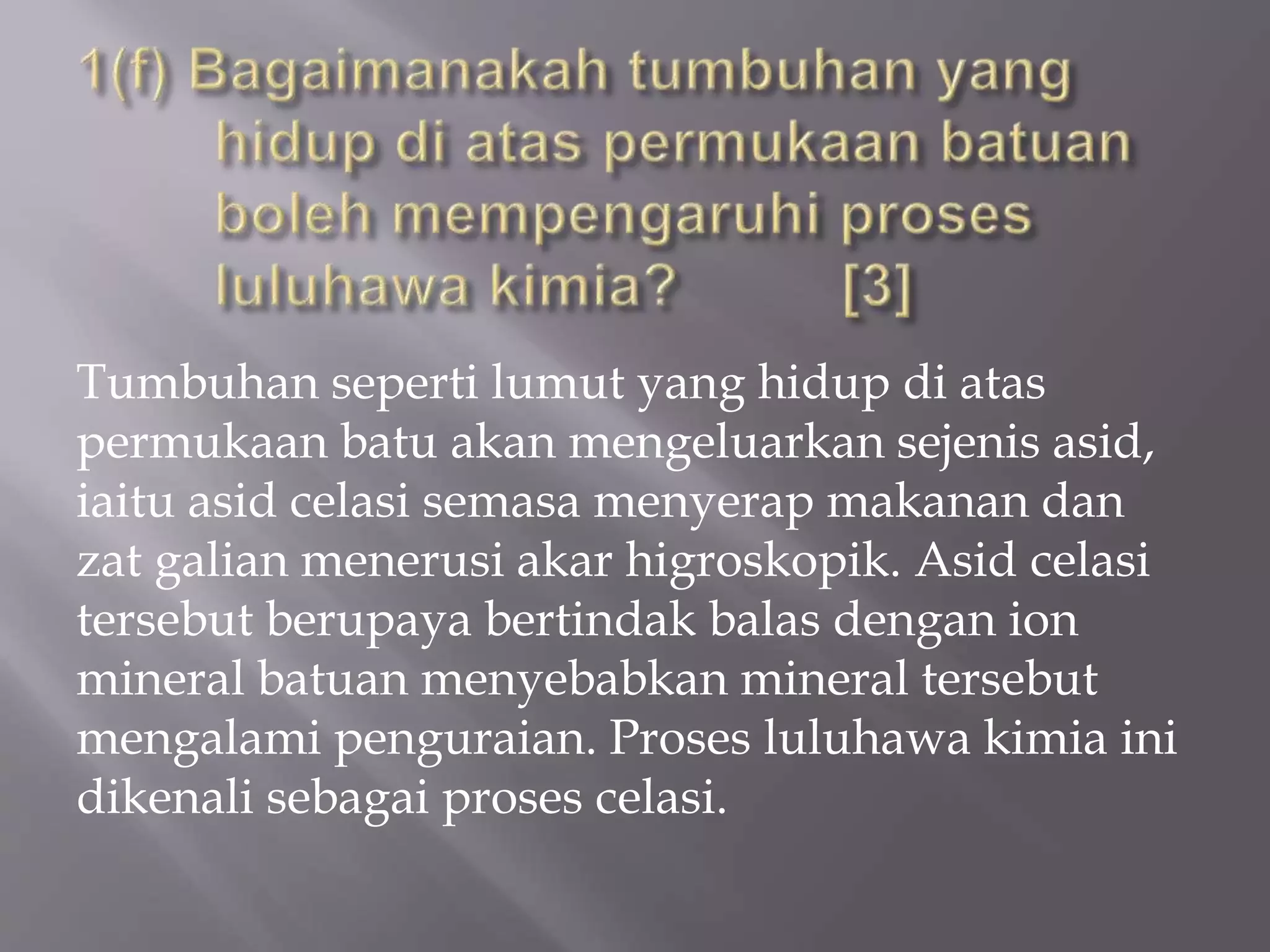 Kuliah 8 - PROSES ENDOGENIK: LULUHAWA, HAKISAN DAN GERAKAN JISIM | PPTX