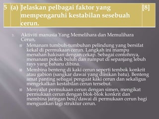 Kuliah 8 - PROSES ENDOGENIK: LULUHAWA, HAKISAN DAN GERAKAN JISIM | PPT