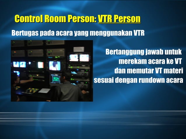Kuliah 8 control room | PPT