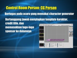 Kuliah 8 control room | PPT