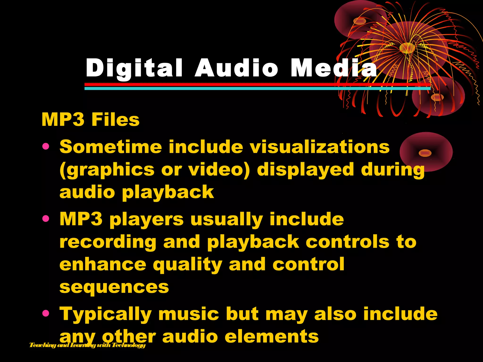 Audio and Visual Technologies | PPT