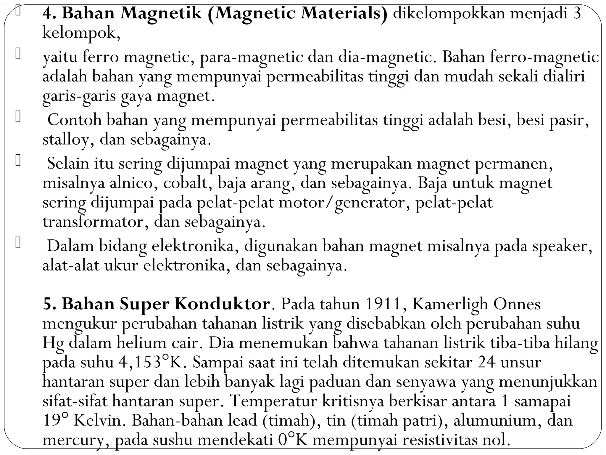 Kuliah bahan listrik_1[1] | PPT