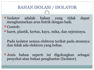 Kuliah bahan listrik_2[1] | PPT