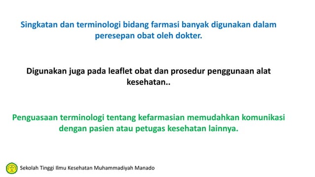 Spesialite dan Terminologi Kesehatan | PPTX