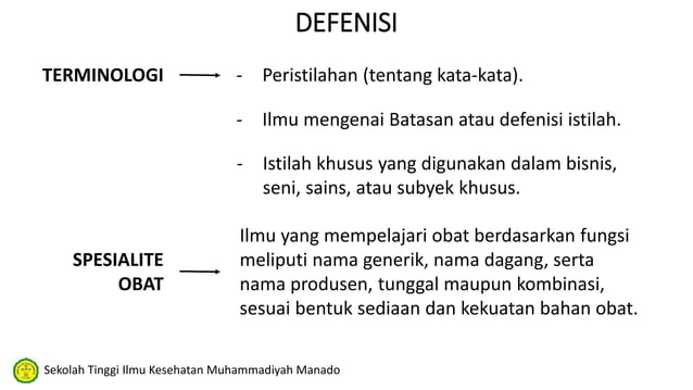 Spesialite dan Terminologi Kesehatan | PPTX