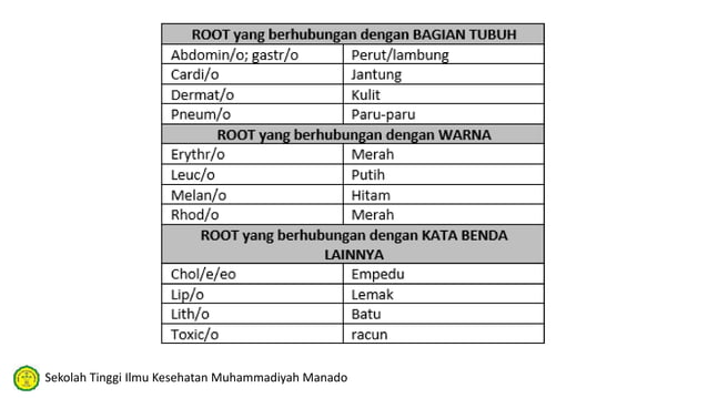 Spesialite dan Terminologi Kesehatan | PPTX