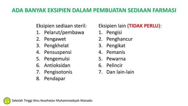Teknologi Formulasi Sediaan Steril | PPTX