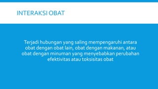 Kuliah Pengantar Farmasi Klinis: Efek Samping Obat D3 Farmasi | PDF