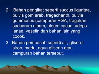 Kuliah formulasi dasar 3 | PPTX